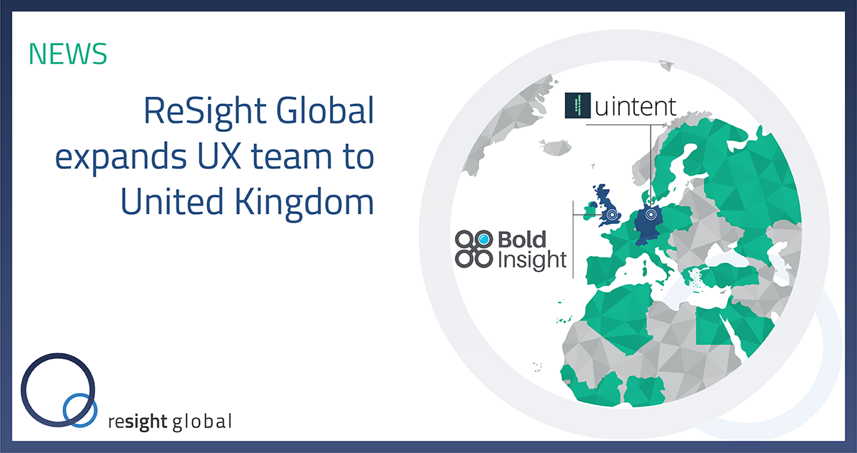 ReSight Global expands UX team to United Kingdom - ReSight Global